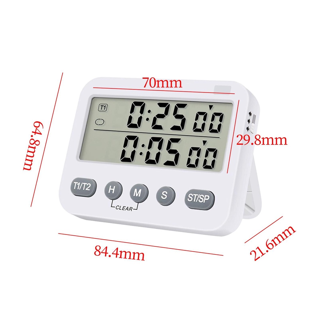 Dual Digital with with Bracket Multipurpose Stopwatch Electronic for ...
