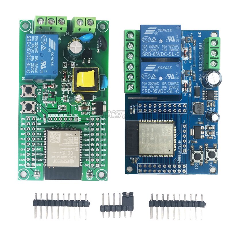 AC Power Supply ESP32 WIFI Bluetooth BLE Single Relay Module ESP32 Development Board I/O Port ...