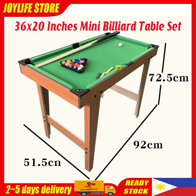 36x20 Inches Mini Billiard Table For Kids Wooden Tabletop Pool Table ...