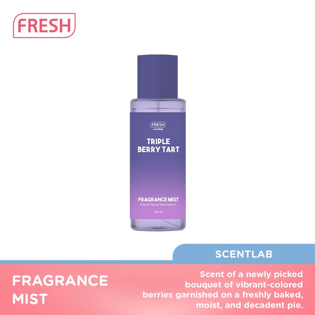 Fresh Scentlab Triple Berry Tart Fragrance Mist 88 mL | Shopee Philippines
