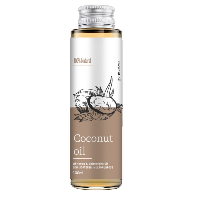 100ml Coconut Oil Body Argan Olive Essential Massage Serum Pure Nail ...