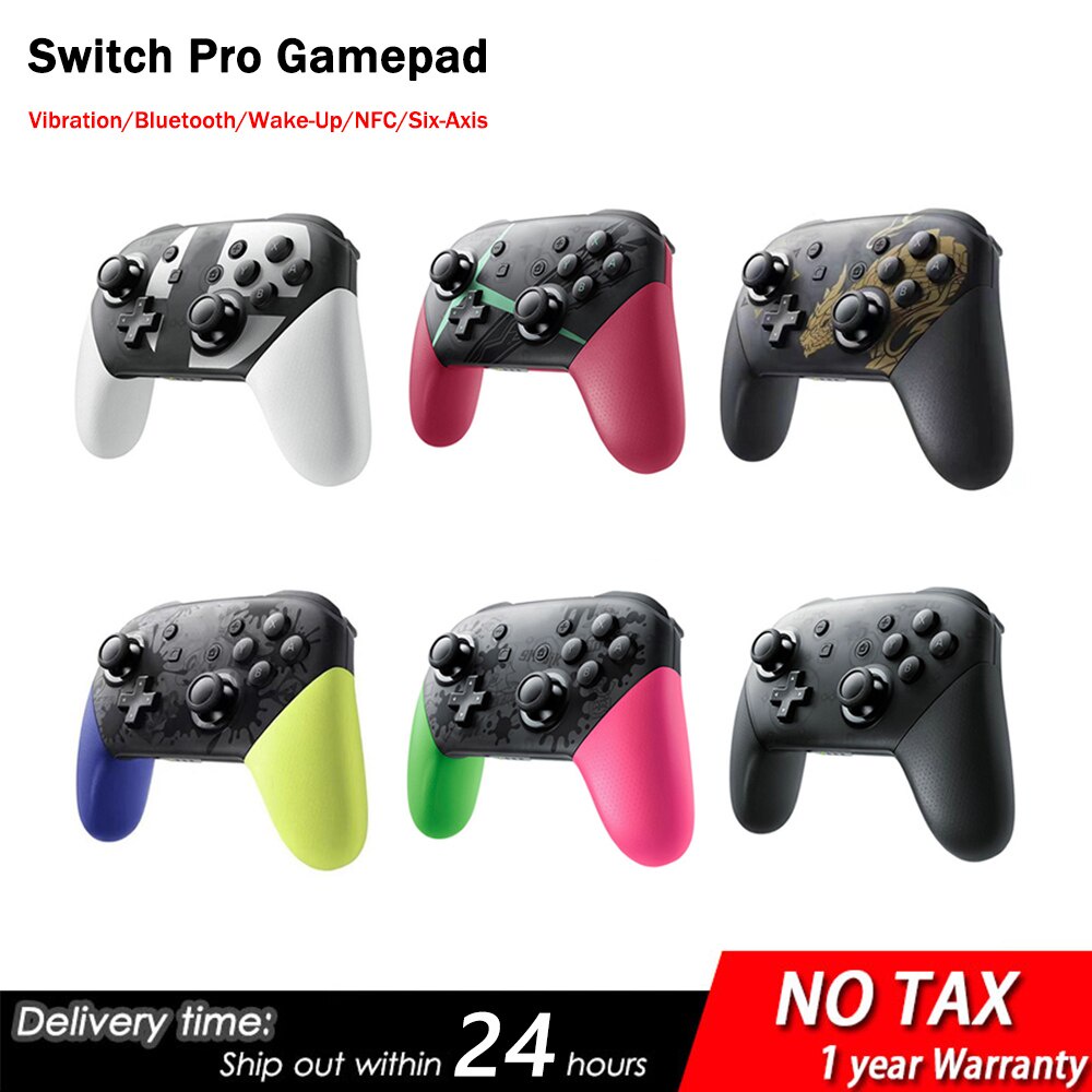 Wireless Bluetooth Handle controller six-axis gyroscope wake up function handle For Nintendo ...