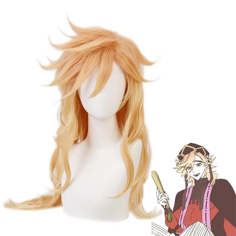 Demon Slayer Douma Cosplay Wig Long Blonde for Women Kimetsu no Yaiba ...