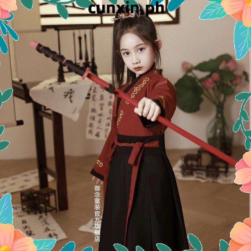Hua Mulan Hanfu Girls Domineering Costumes Chinese Style Female Heroine ...