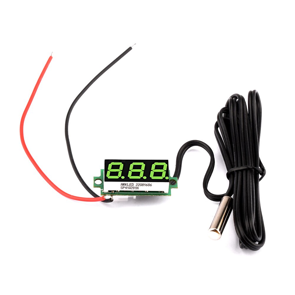 LED Digital Thermometer Temperature Sensor Meter Aquarium Car Water ...