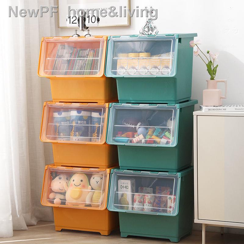 Flip-top toy storage box/multi-function box/book box/transparent ...