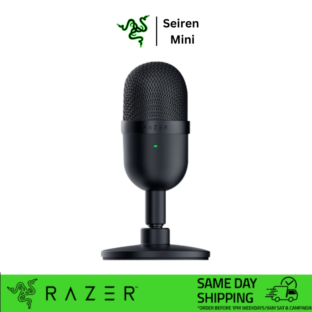 Razer Seiren Mini Microphone USB Condenser Ultra-Compact Gaming Mic ...