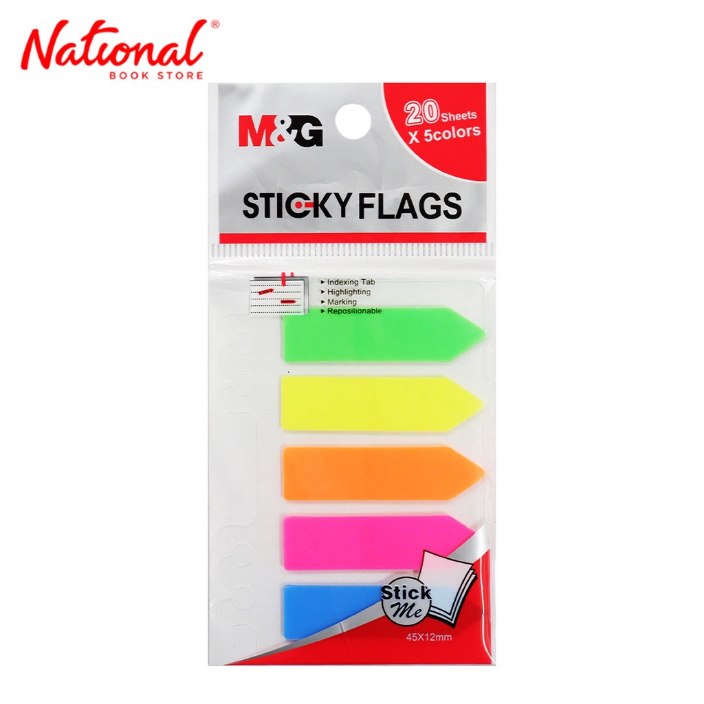 M&G Tape Flag 10X44Mm 5 Colors 100 Sheets - School & Office Supplies ...