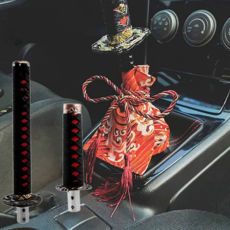 Universal 200MM/300MM JDM Katana Samurai Sword Shift Knob Shifter With ...