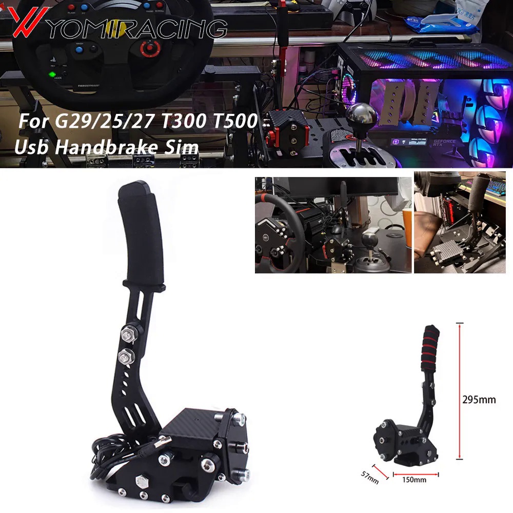 Logitech Brake System 14 Bit Hall Sensor Usb Handbrake Sim For Racing ...