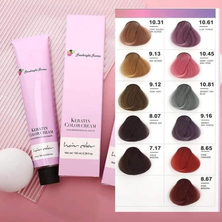 Sunbright Hair Color Dye New Colors 100ml | Shopee Philippines