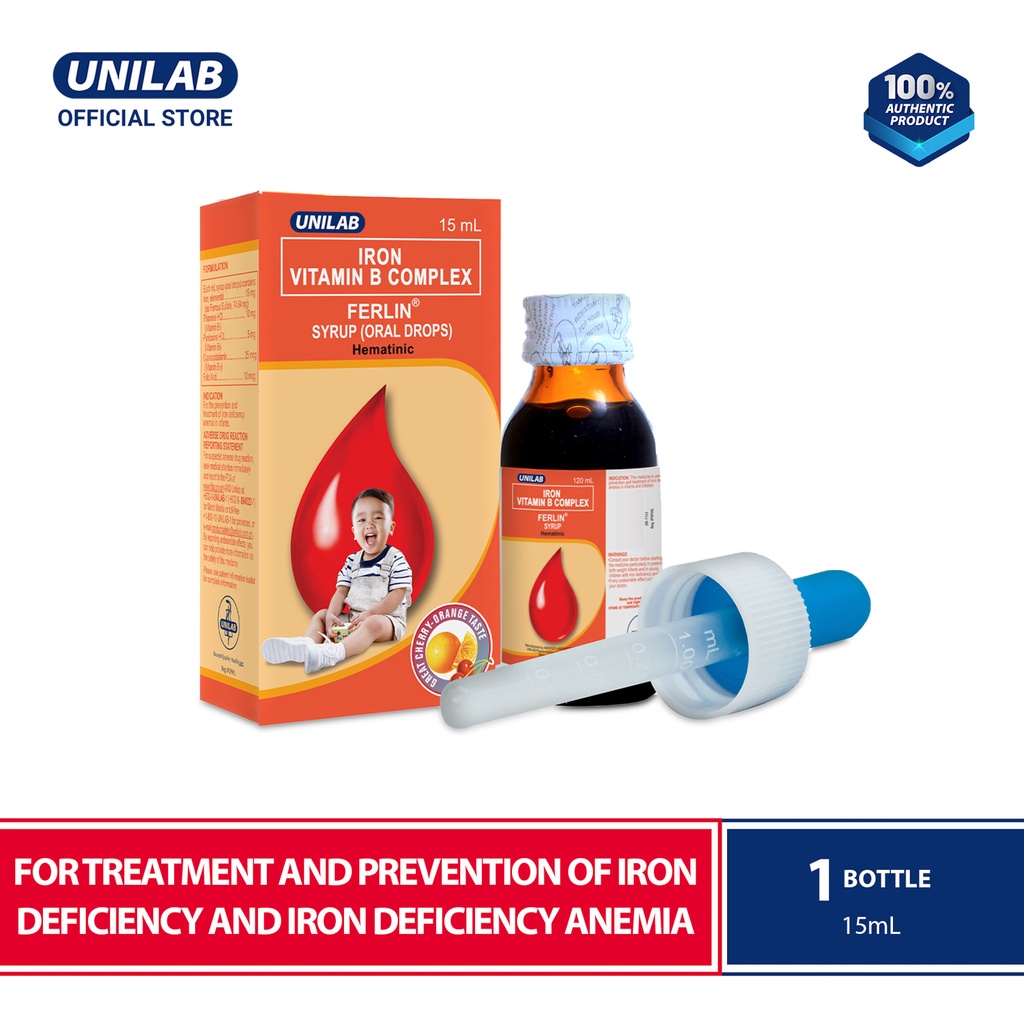 Ferlin Drops 15ml For Treatment And Prevention Of Iron Deficiency And ...