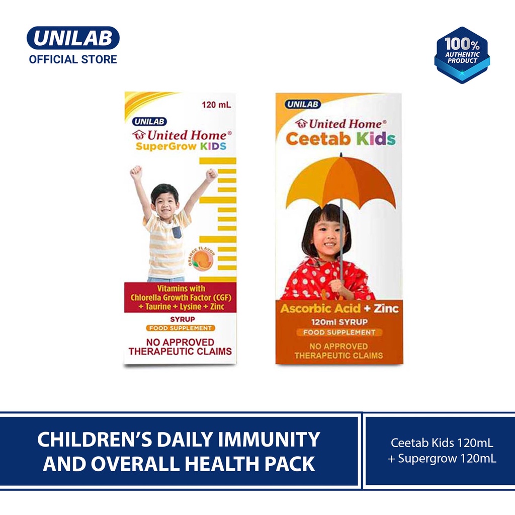 Children's Daily Immunity and Overall Health Pack: United Home Ceetab ...