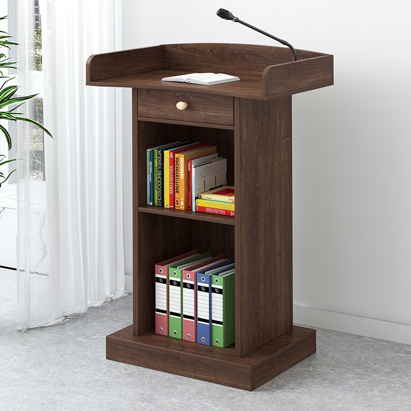 Podium Minimalist Modern Speech Rostrum Meeting Room Room Lecture Table ...