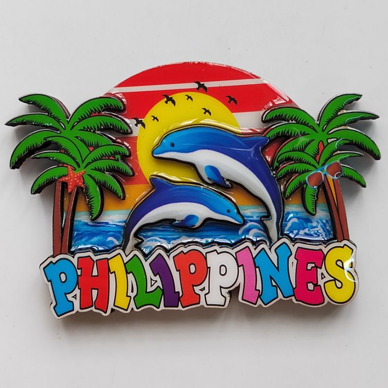 PHILIPPINES Wooden 2D Fridge Magnet Embossed Ref Magnet Souvenirs ...