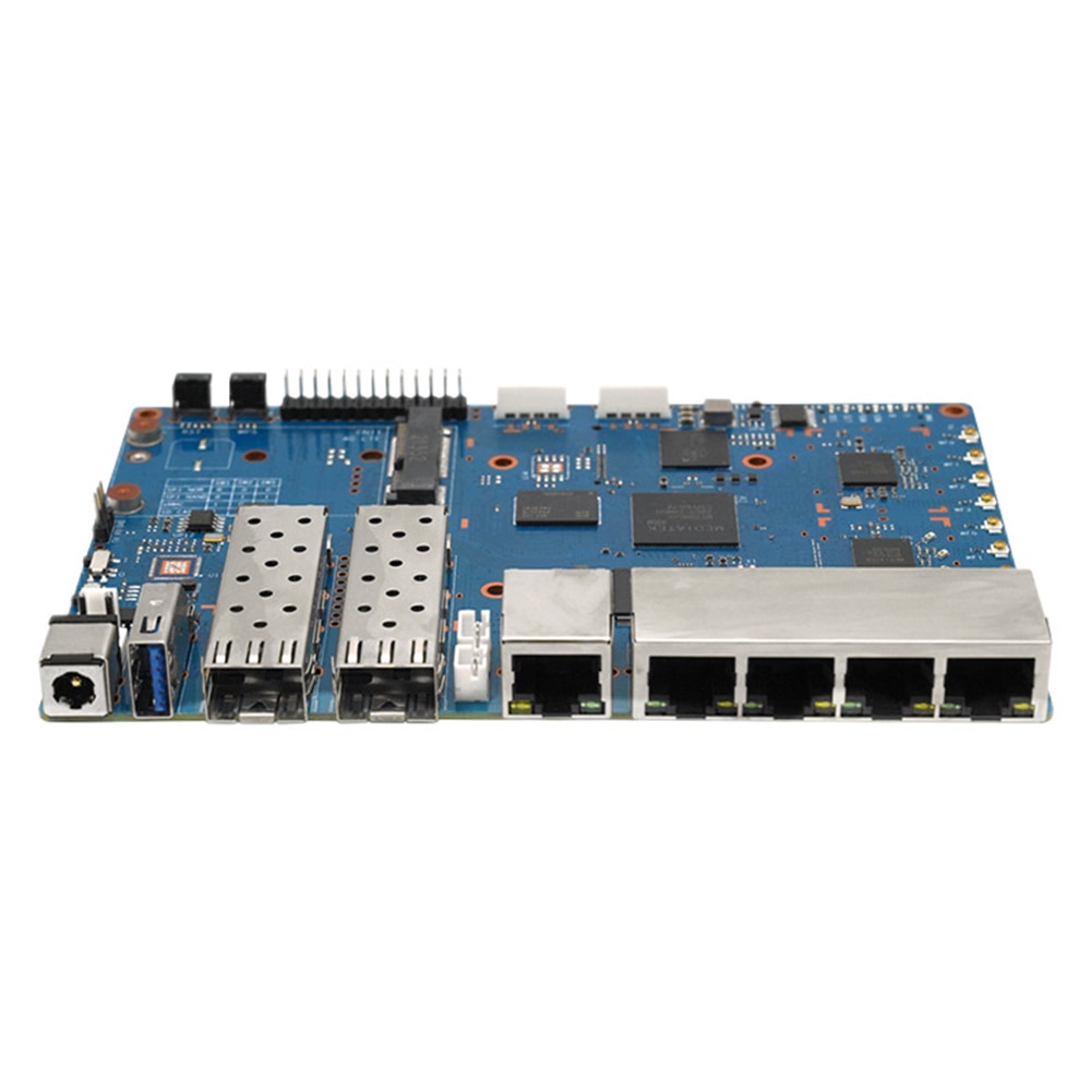 For Banana Pi BPI R3 Router Board 2G Ram+8G EMMC MTK MT7986 Gigabit Ethernet Port WiFi 6 Androi ...