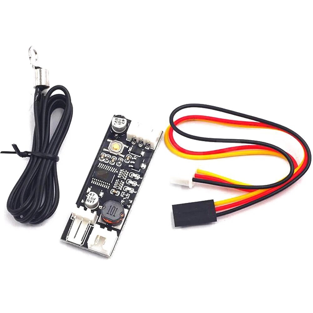 ☀Adjustable PWM DC 2-3 Wire Fan Temperature Controller Speed Controller 12V 0.8A Chassis Comput.