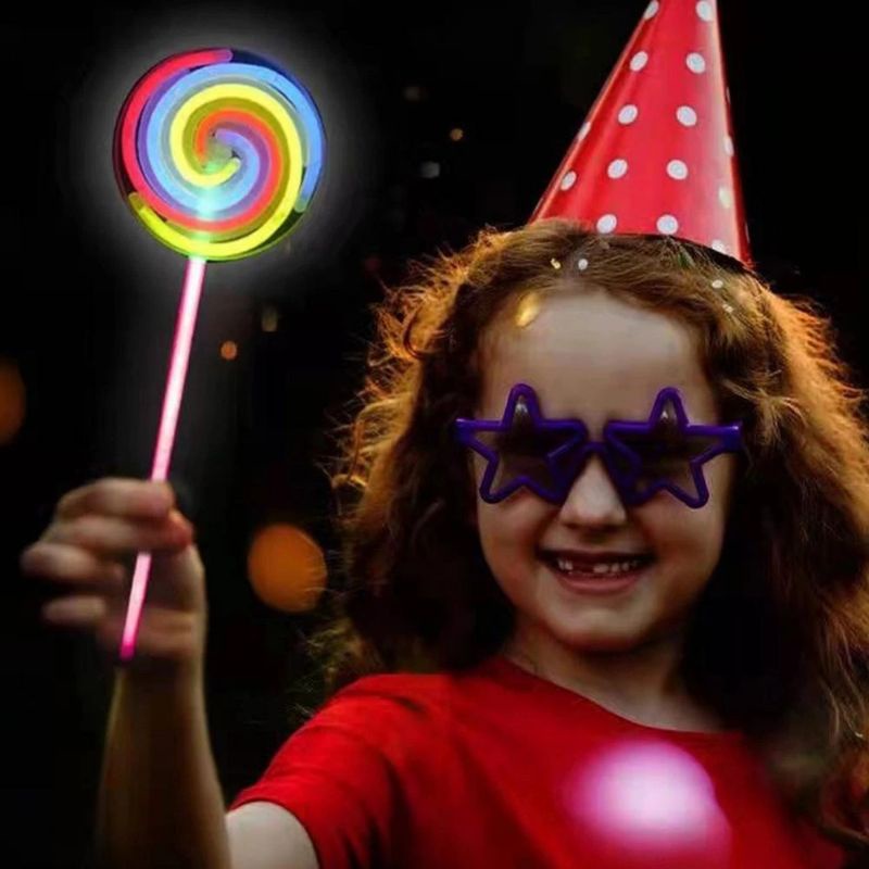 Glow Candy Shape Glowing In The Dark Light Stick Children Party Toys ...