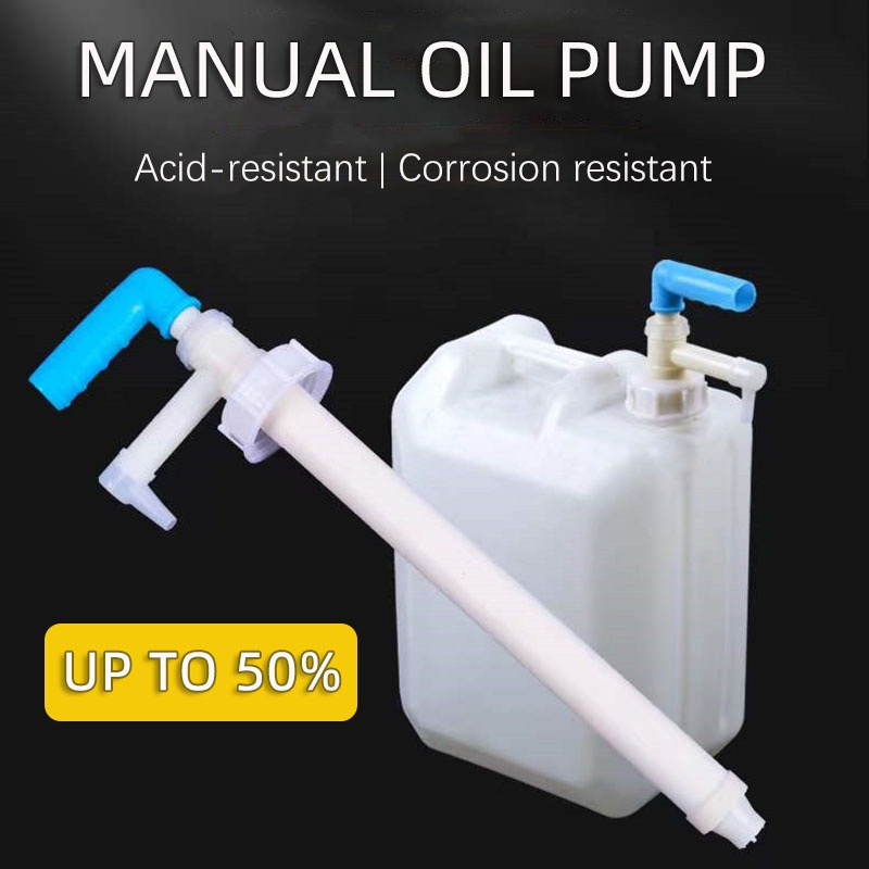 Manual Oil Pump Siphon Transfer Gas Oil Plastic Liquid Oil Pump ...