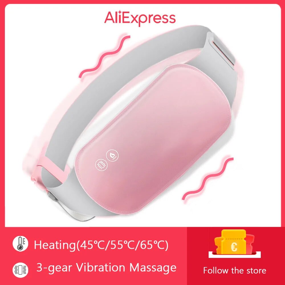 Warm Lady Uterus Belt Far Infrared Menstrual Heating Pad Warming Belly ...