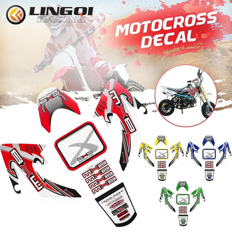 For CRF50 Body Kit Motorcycle Sticker Decal Graphics Fairing Universal ...