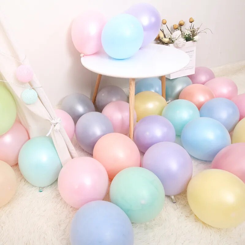 ♜10pcs 12inch 2.2g Confetti Balloons Clear Ballon Party Wedding Party ...