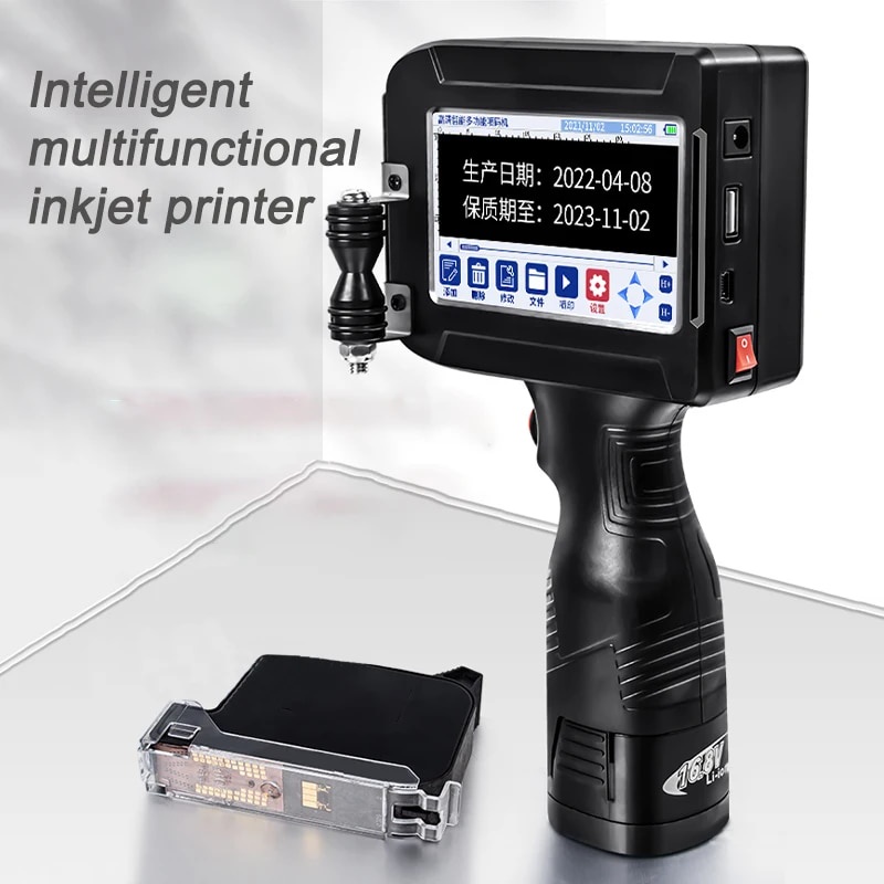 Smart Handheld Inkjet Printer Small Automatic Coding Machine Assembly ...