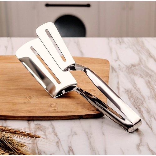 Stainless steel food tongs kitchen tools fried fish steak tongs ...