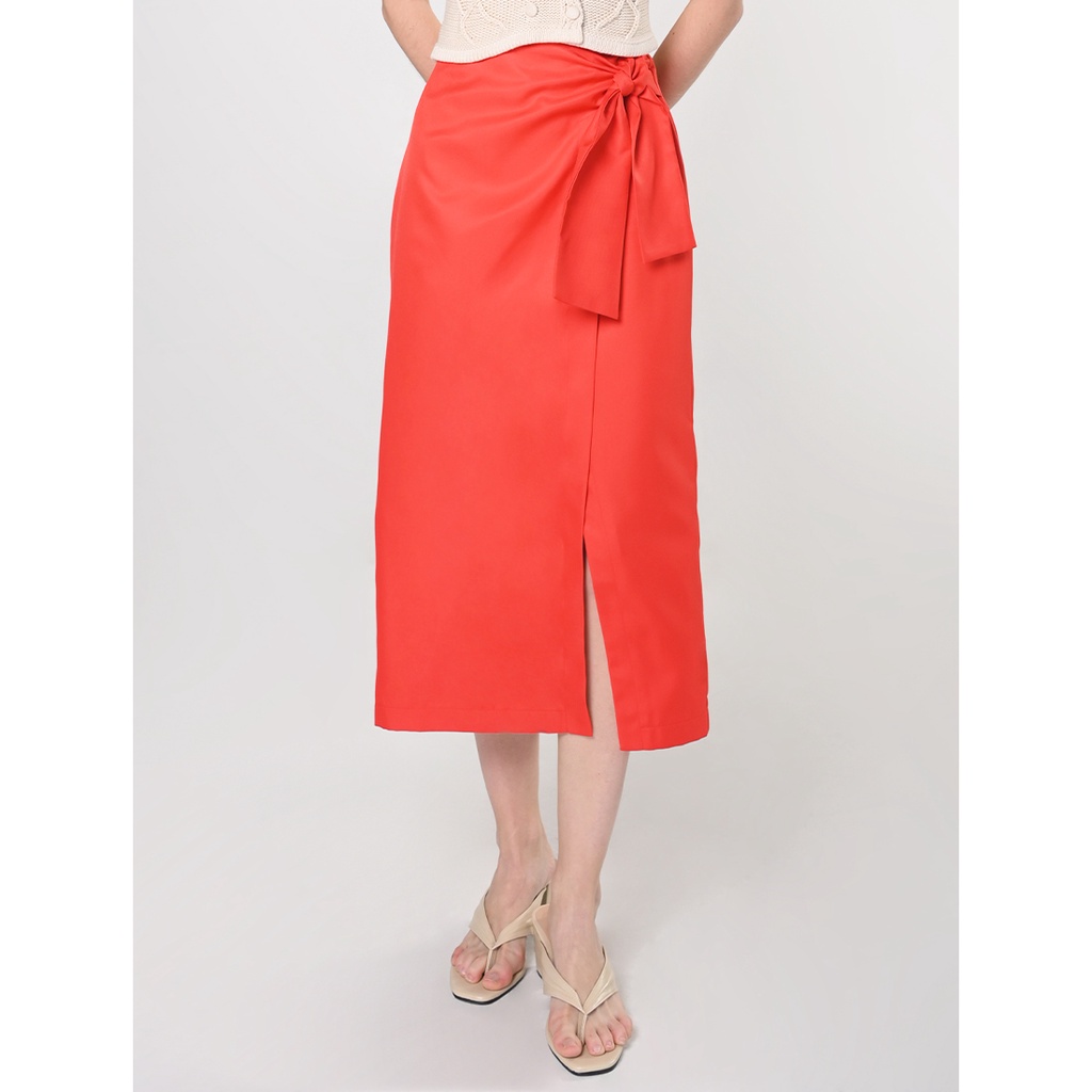 Secret Garden Jaliya Skirt (Red) | Shopee Philippines