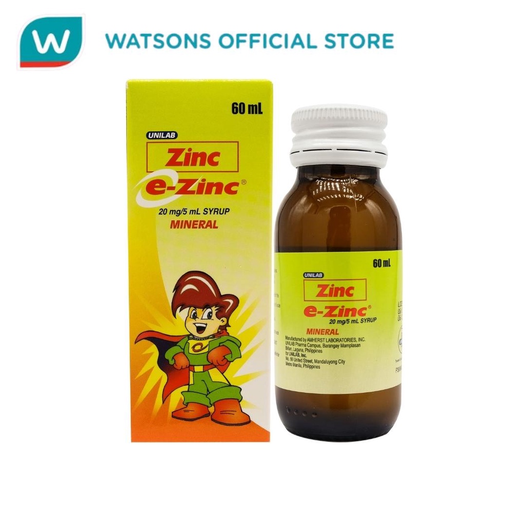 E ZINC Zinc Sulfate 60ml | Shopee Philippines