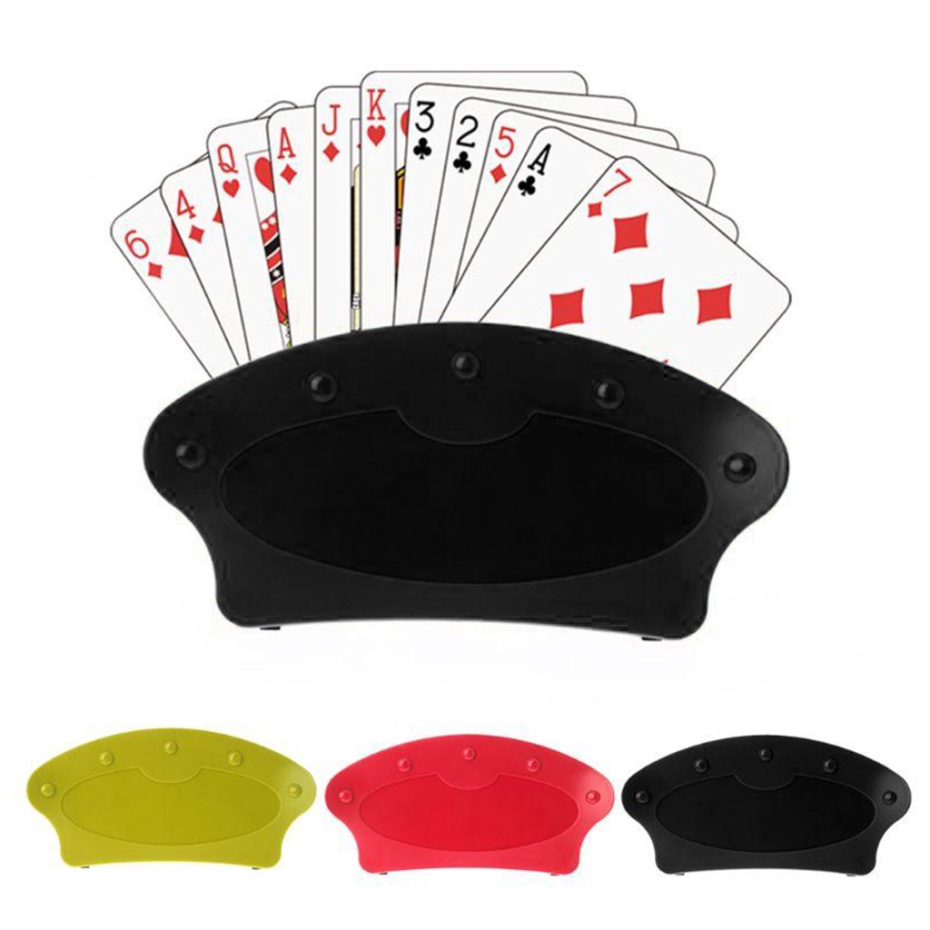 Hands Free Plastic Playing Card Holders Stand Clip bridge card Poker ...