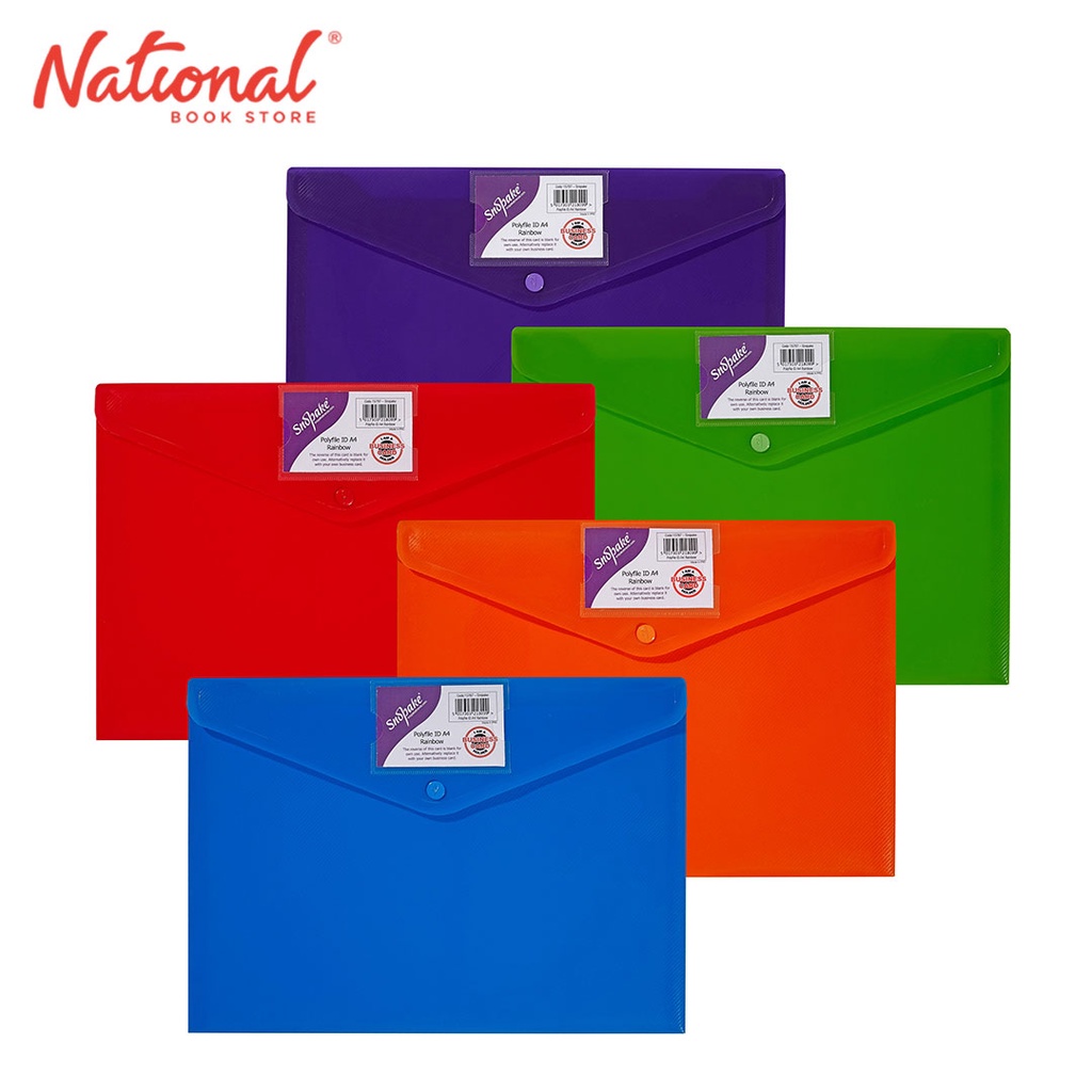 Snopake Plastic Envelope (color may vary) - School & Office Supplies ...