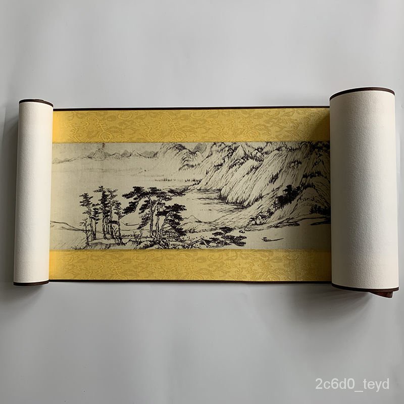 Dwelling in the Fuchun Mountains Long Scroll Landscape Painting Scroll ...