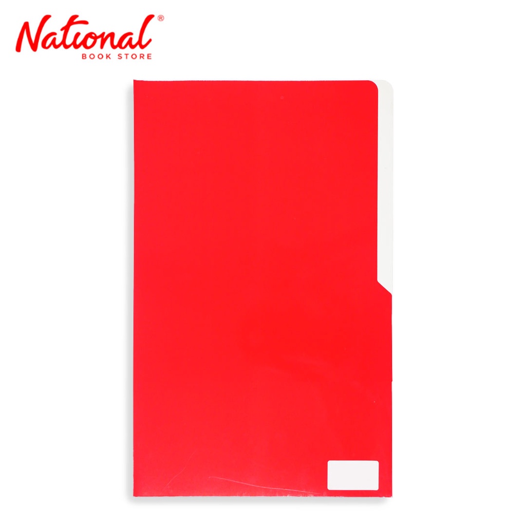 Tomodachi Folder Colored TPF Long with Inside Pockets Both Sides, Red ...