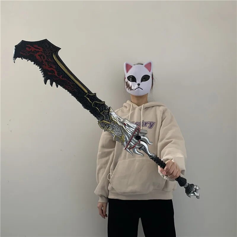 ~FC 1:1 Game Naraka Bladepoint Sword Cosplay Battle Axe Broadsword ...