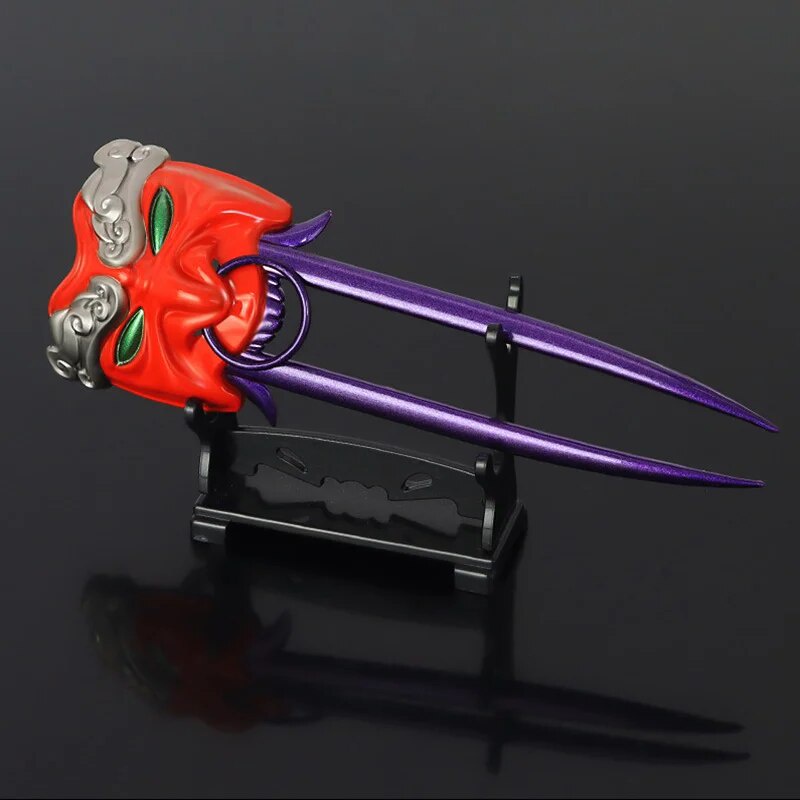 ♨Valorant Weapon Melee Oni Claw Sword Toys 16cm Game Peripheral Metal ...