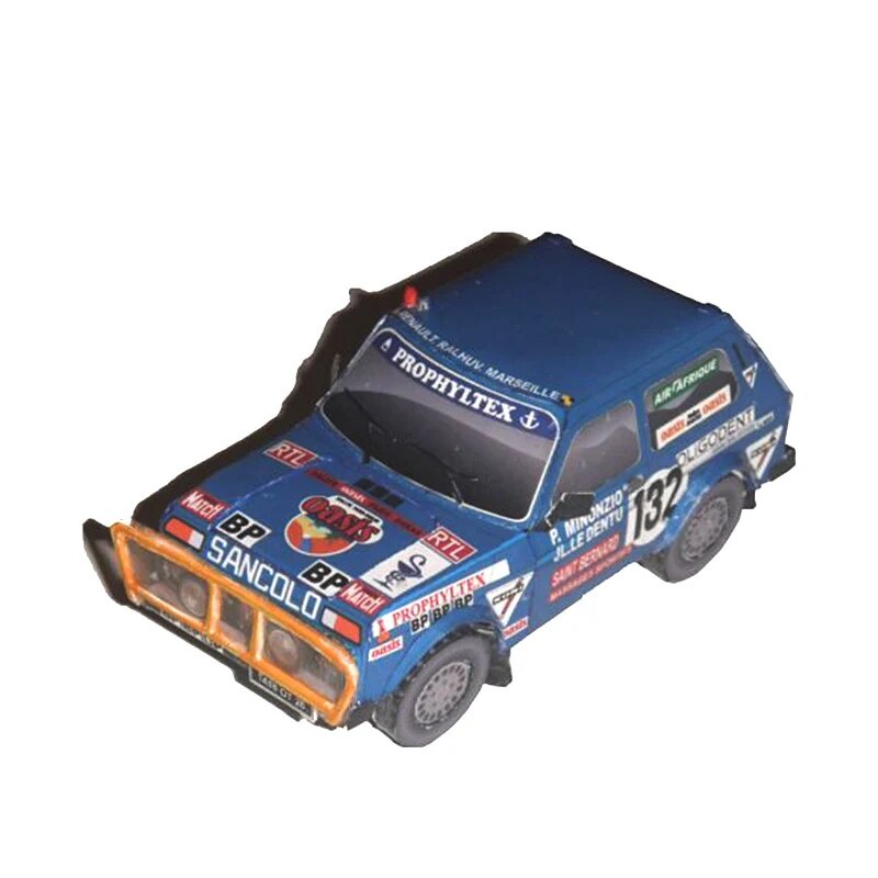 【LADA NIVA 1979 1:32 Dakar Rally Racing Car Origami Art Mini 3D Paper ...
