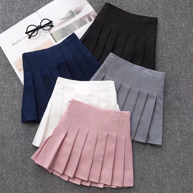 Women's Palda Skirt Highwaist Slim Pleated Style Daily Outfit JF376 ...