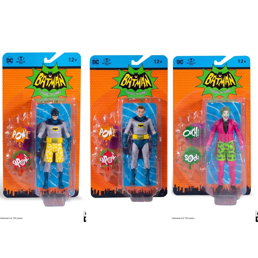 McFarlane DC 1966 Swimsuit Joker Swimsuit Batman Faceless Batman 6 ...