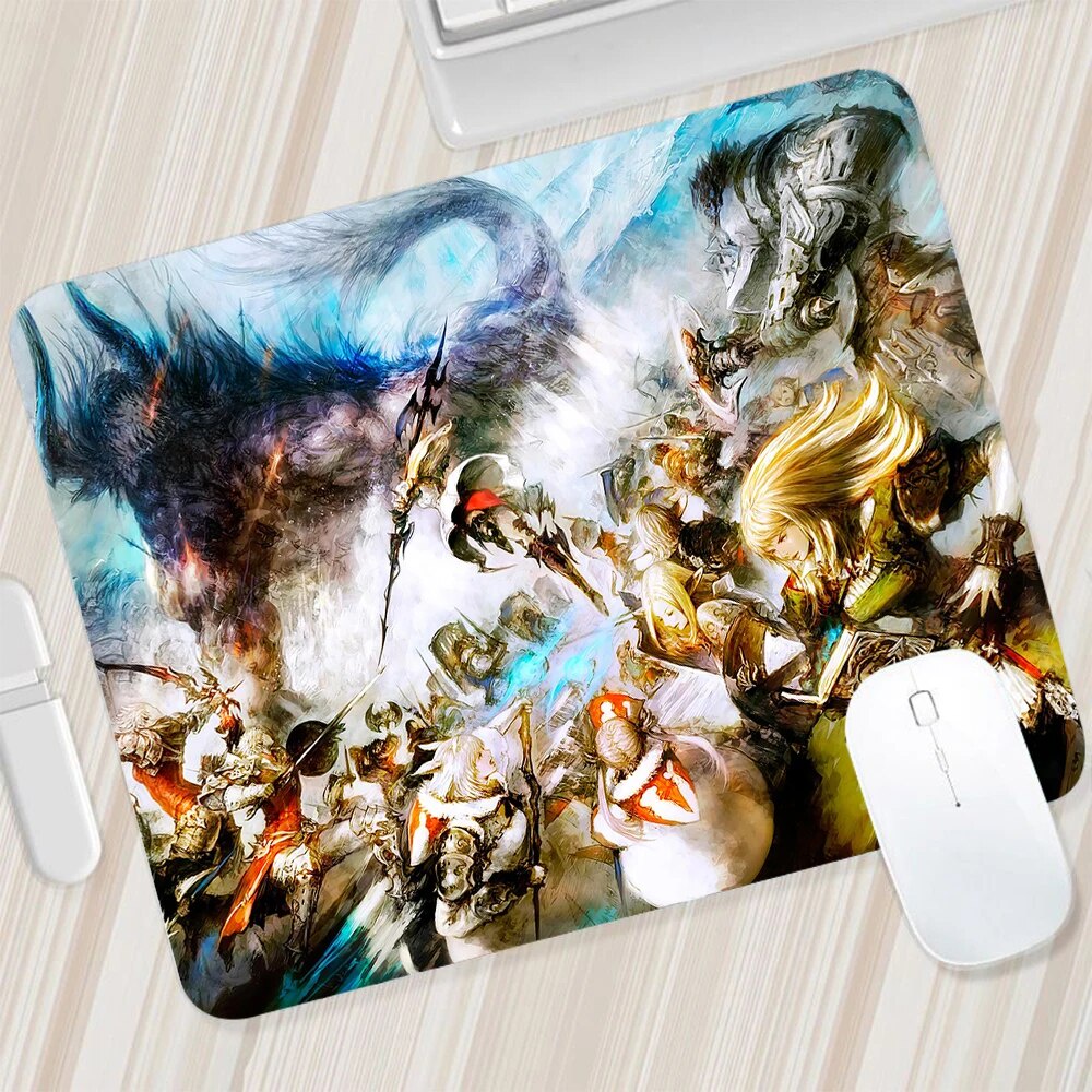 Final Fantasy XIV Online Small Mouse Pad Gaming Mousepad PC Gamer Mouse ...