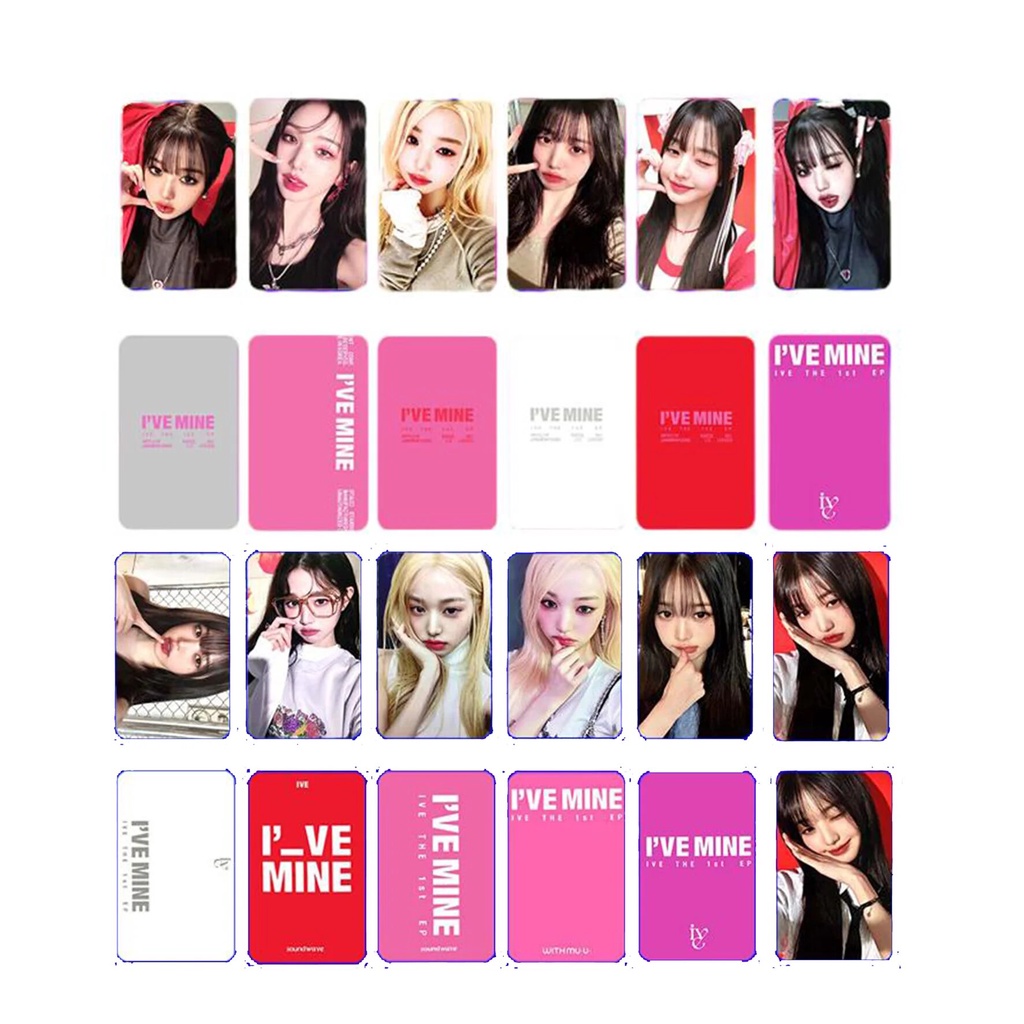 ⓥKPOP WonYoung YuJin Personal Photocards Baddie Either Way Album LOMO Cards IVE 1ST EP Pre-Order ...