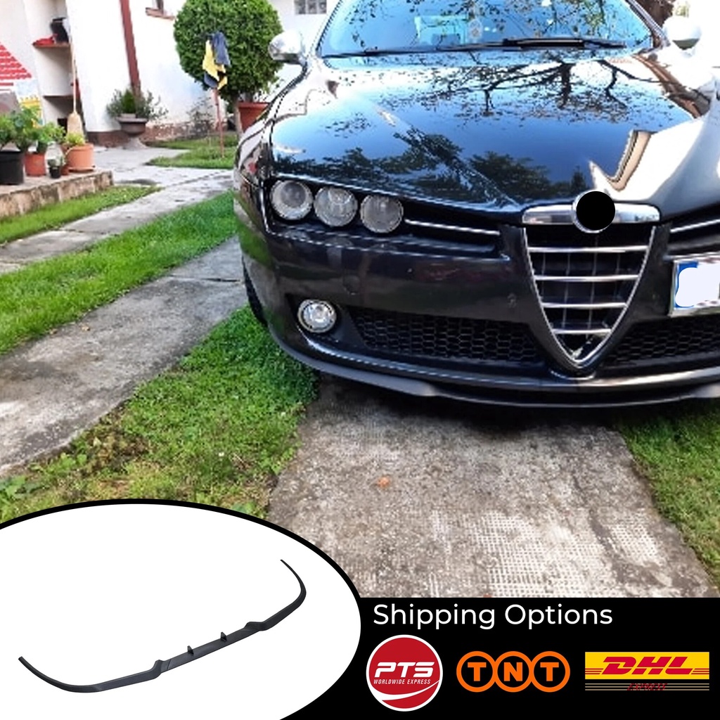 유For ALFA ROMEO 159 CUPRA R FRONT SPOILER BUMPER LIP Euro Spoiler Lip ...