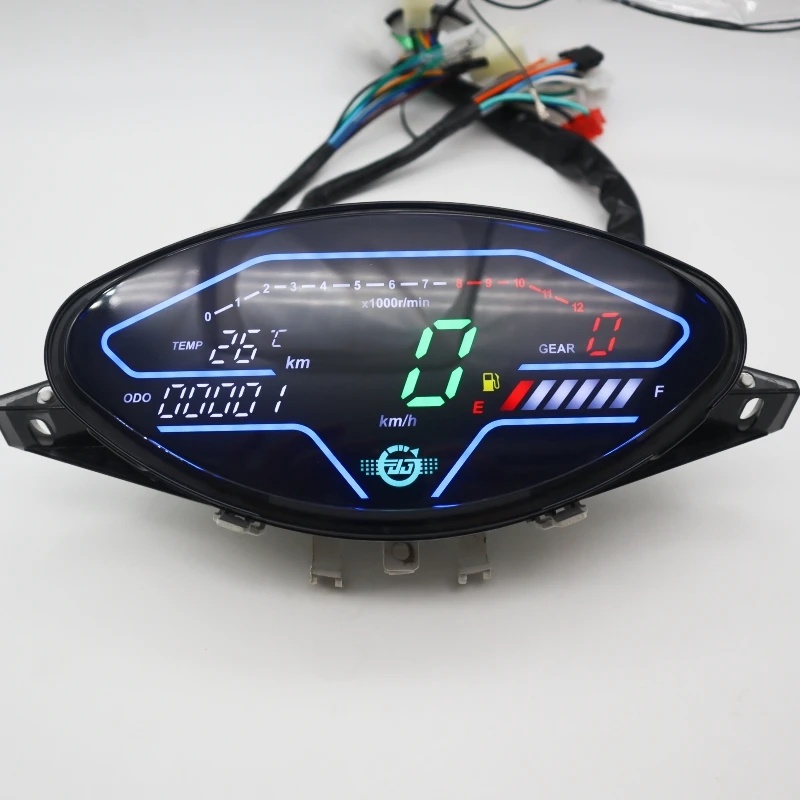 For Honda Biz100 biz125 C100 Digital Meter Motorcycle Speedometer RPM ...