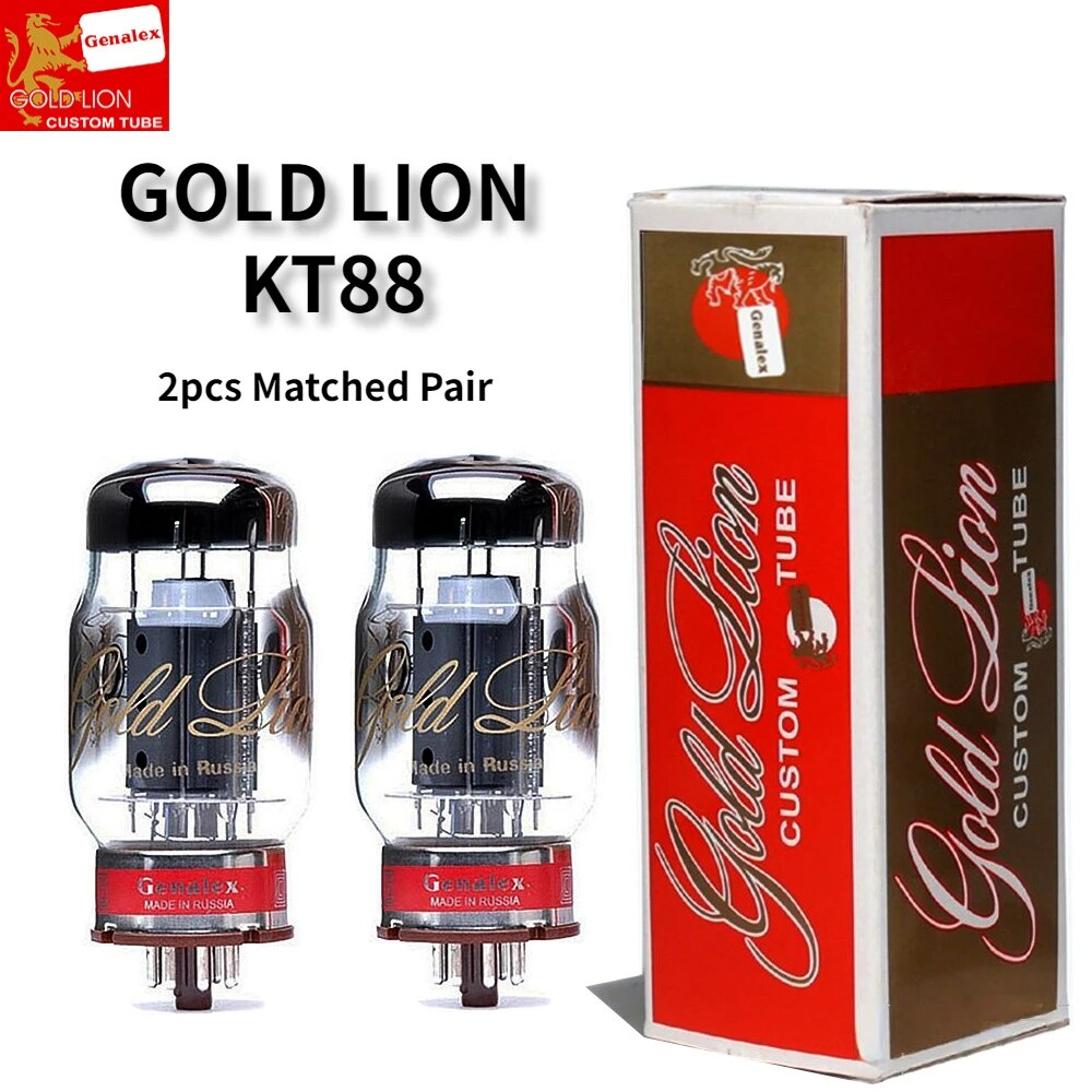 ⊰GOLD LION KT88 Vacuum Tube HIFI Audio Valve Replace KT77 KT66 El34 ...