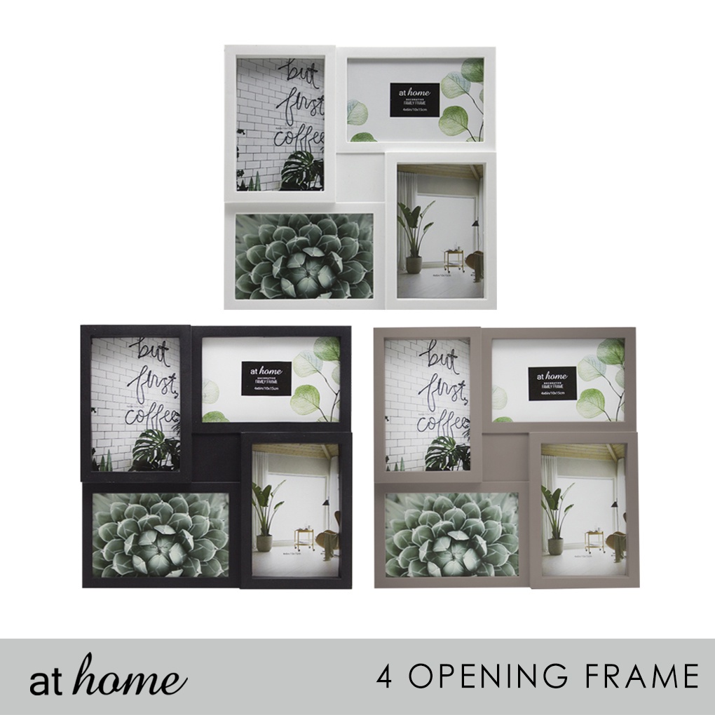 At Home 1pc Summer Nordic Collage Family Frame 4 photos, Bordered Photo ...