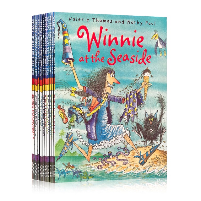 ♨14 books/set Winnie The Witch by valerie thomas in English Picture ...