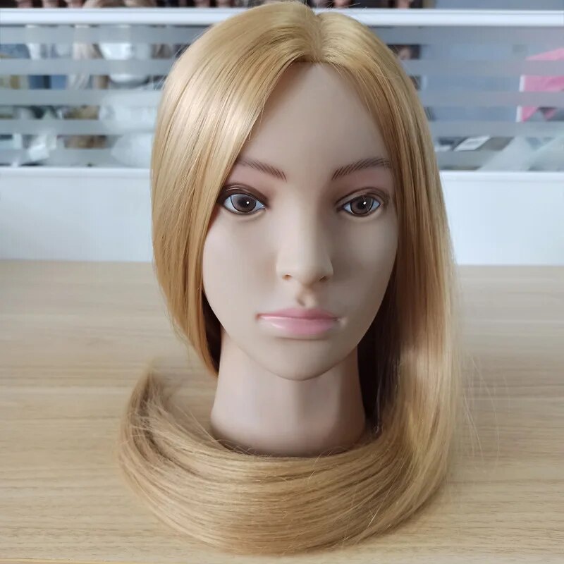 ☟Hairdresser Practice Model Head Simulation Hairdoll Head Can Be ...