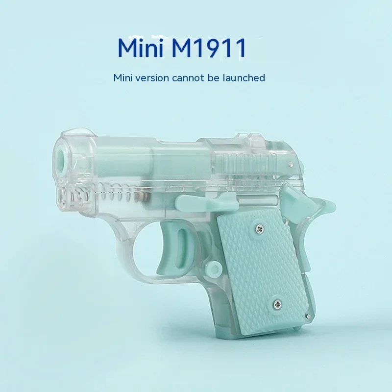 3D Gravity Model Gun Mini Glock Toy Gun Luminous Transparent Shell ...