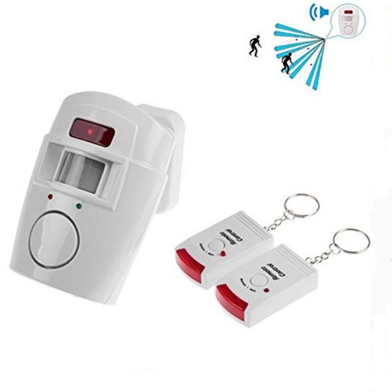 Wireless Motion Sensor Alarm Security Detector Indoor Outdoor Alert ...