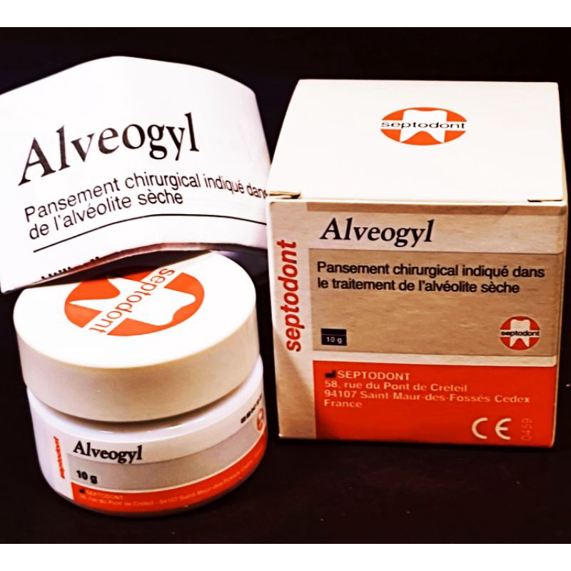 Alveogyl Septodont Dental Alveolar Dressing For Dry Socket 10g